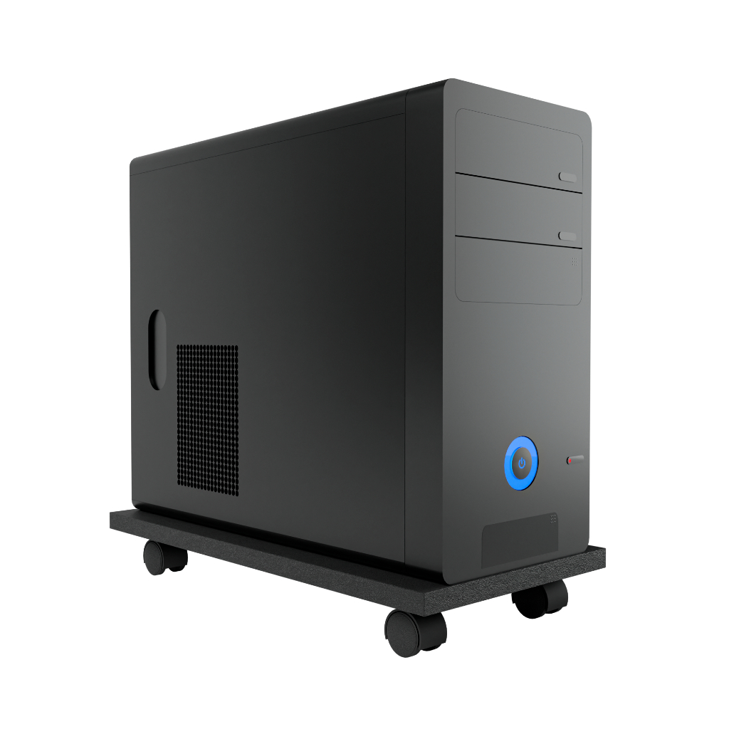 Suporte Base para CPU Gamer com Rodas – MDF - Resistente - Base Para ...