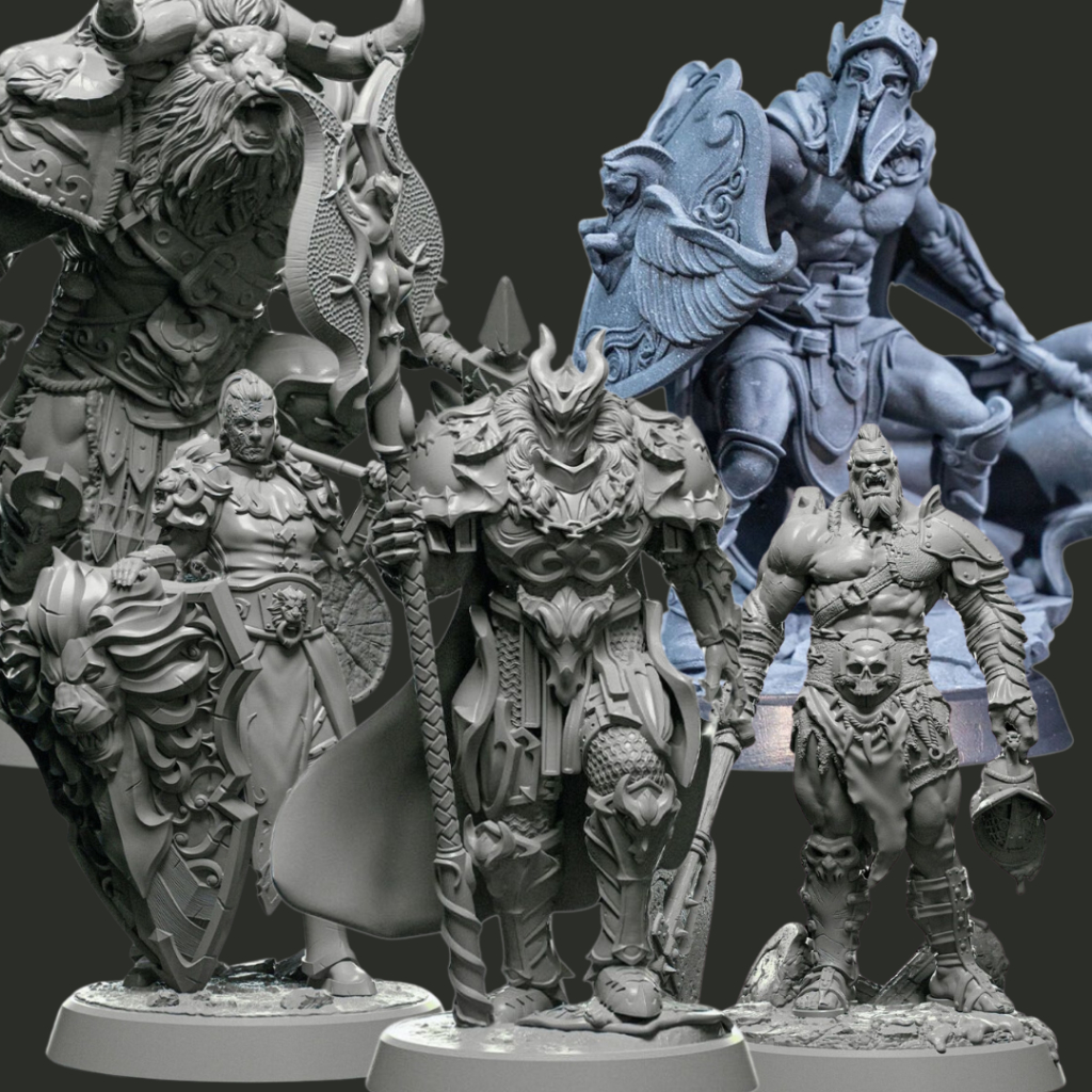 Miniatura RPG Heróis D&d Dungeons & Dragons Colecionáveis - Faz a Boa!