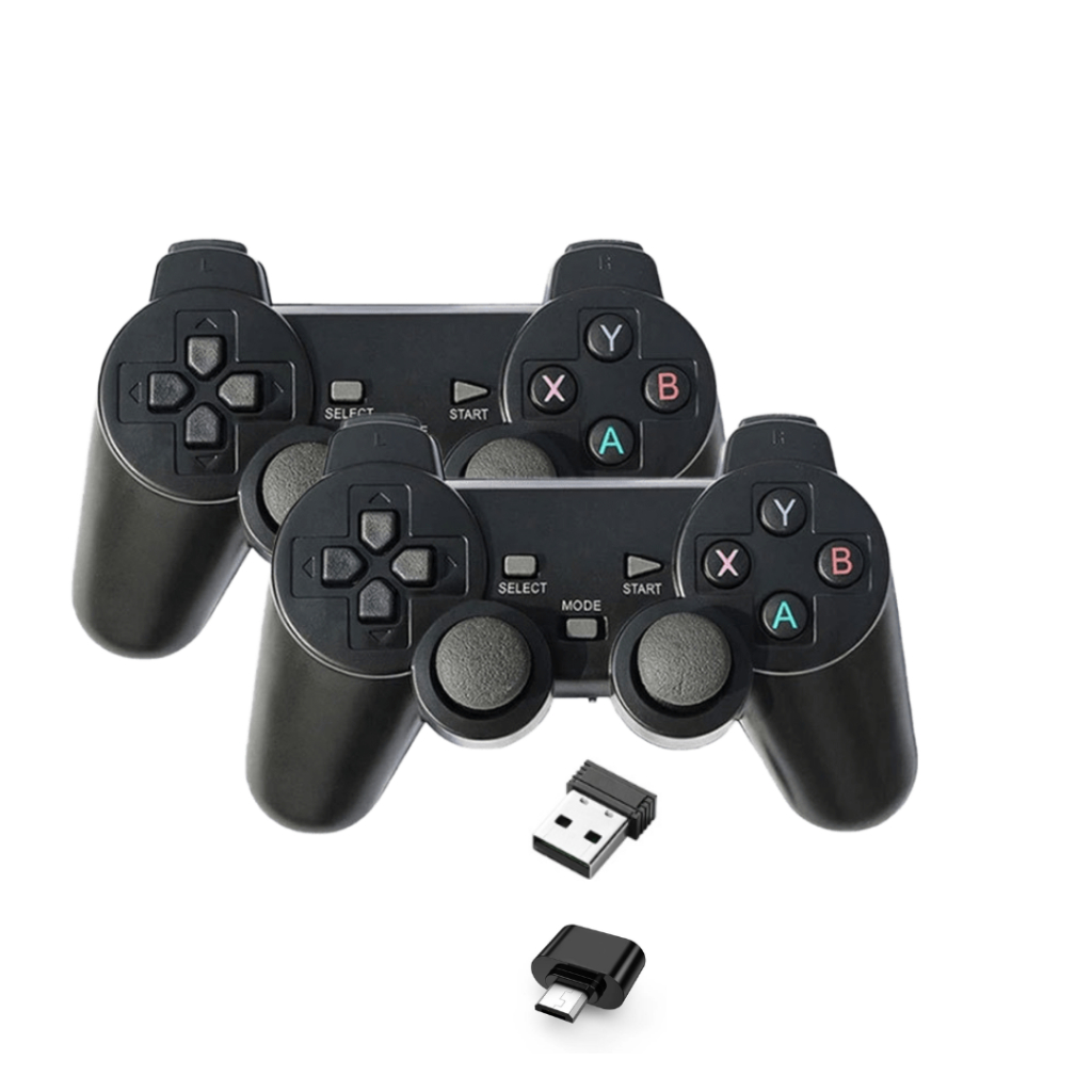 kit Controle USB joystick Pc Notebook Computador Estilo Ps2 Com Fio ...