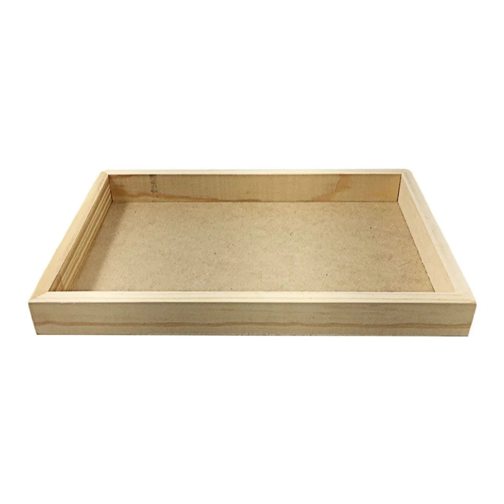 Bandeja Reta Madeira Pinus Cru Decoracao Simples | Shopee Brasil