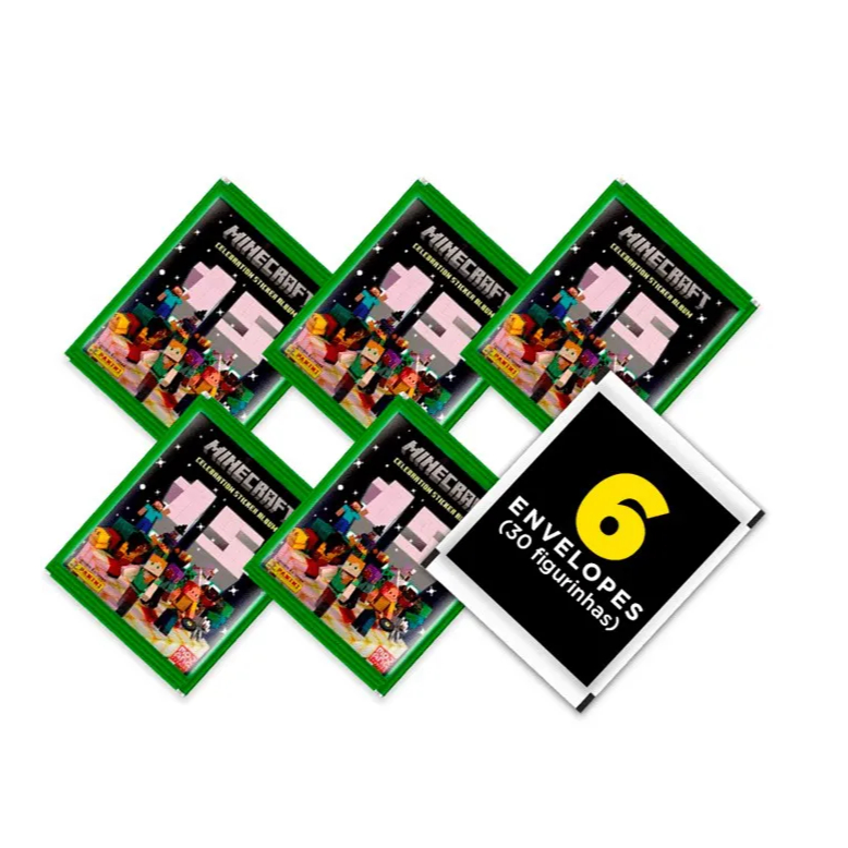 Minecraft 2024 - Album + 6 Envelopes Lançamento | Shopee Brasil