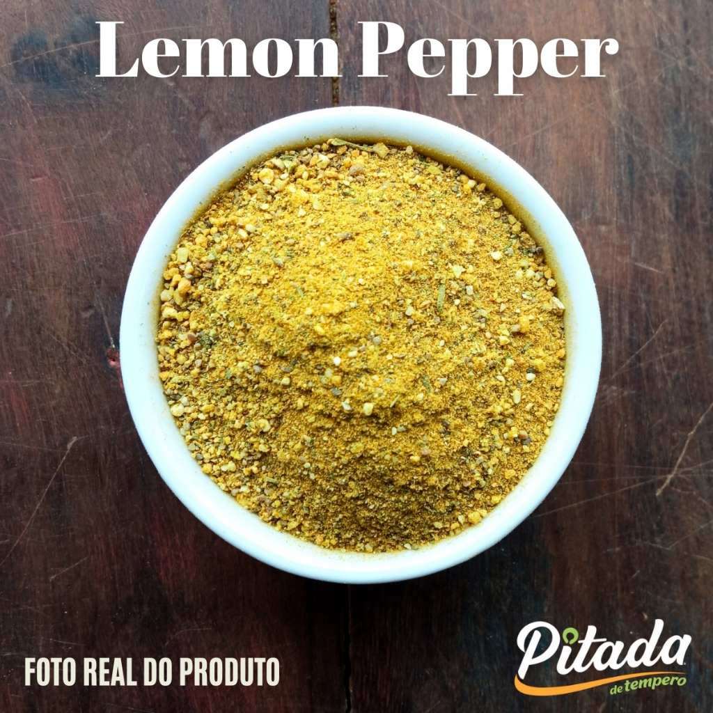 Lemon Pepper 100g - Tempero Natural | Shopee Brasil