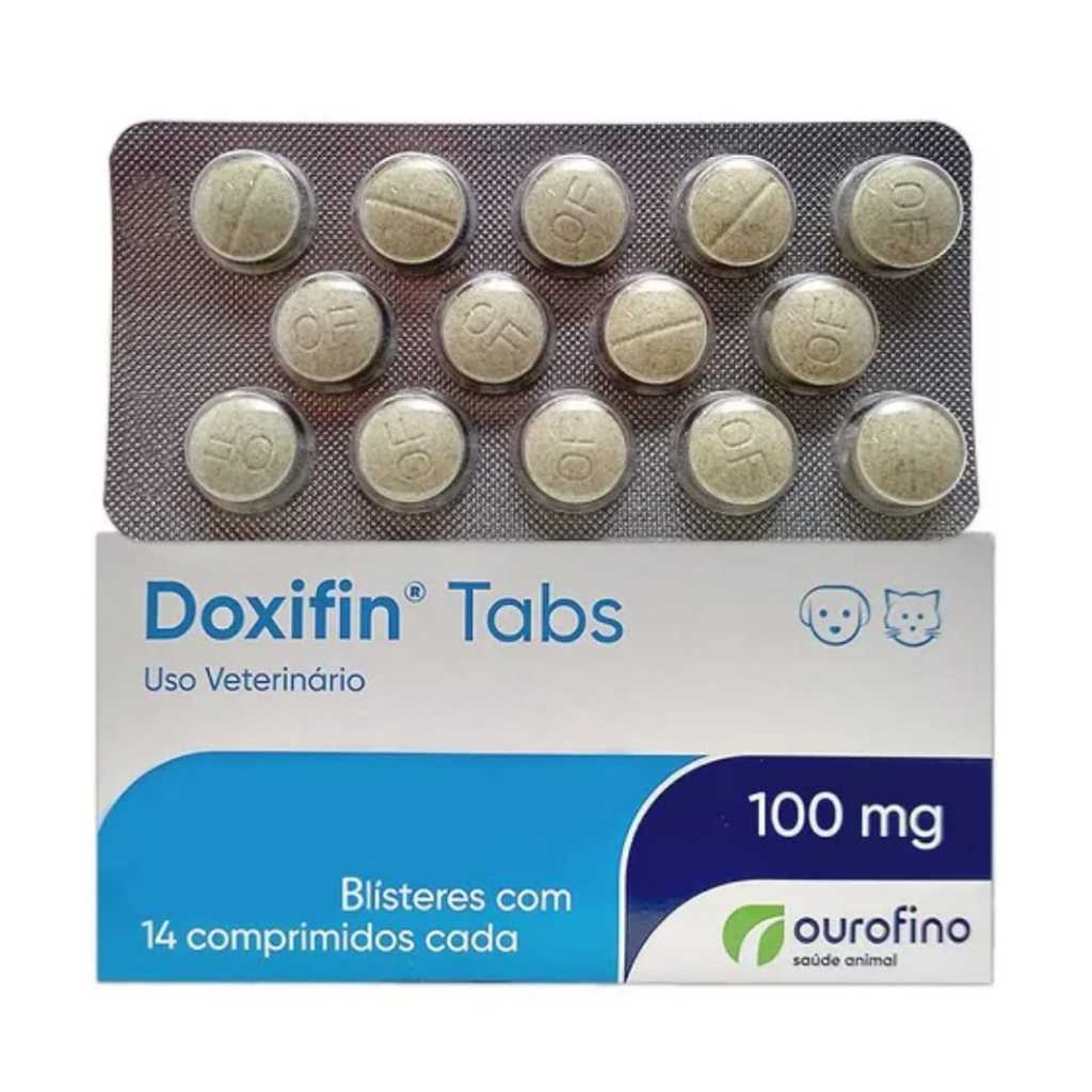 DOXIFIN 100MG 14 COMPRIMIDOS CARTELA HOSPITALAR+BULA | Shopee Brasil
