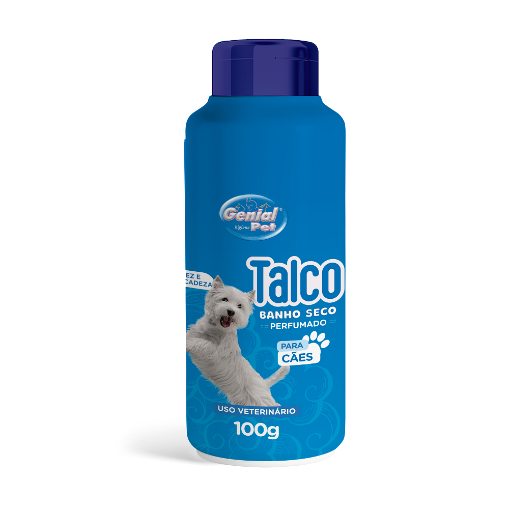 Talco banho Seco Perfumado Cães e Gatos | Shopee Brasil