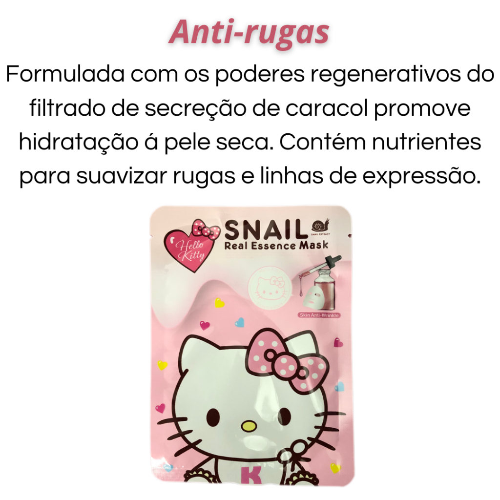 Kit Máscara Coreana Facial Rosto Real Essence Mark Pearl/Snail - HELLO ...