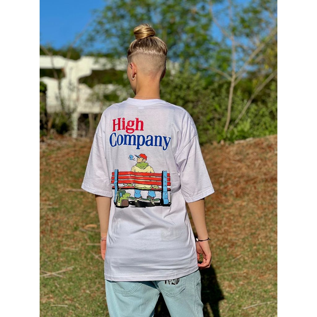 Camiseta HIGH COMPANY Oversized Streetwear | Shopee Brasil