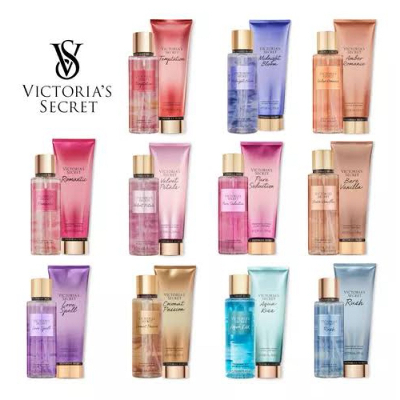 Kit Victoria’s Secret - Body Splash 250ml + Creme 236ml (ORIGINAL ...