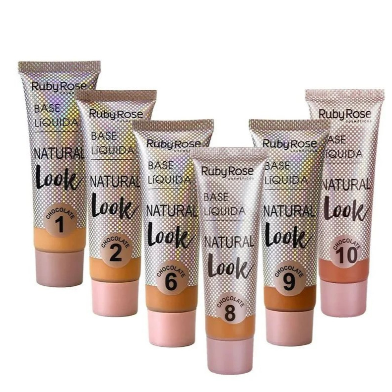 Base Ruby Rose Natural Look Chocolate | Shopee Brasil