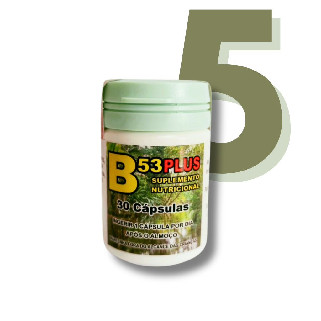 5 UN B53 PLUS 30 CAPS | Shopee Brasil