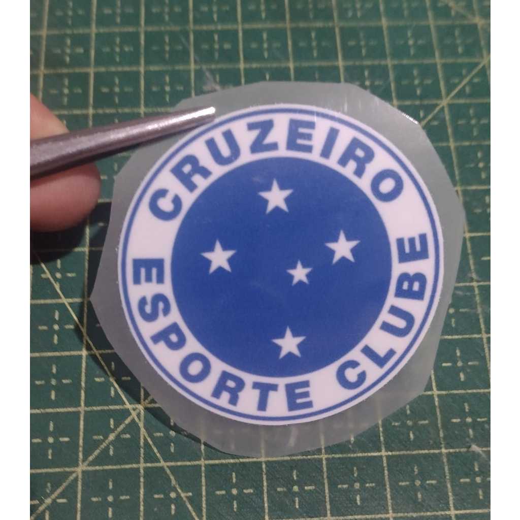 Adesivo Têxtil Termocolante para tecido times de futebol Cruzeiro ...