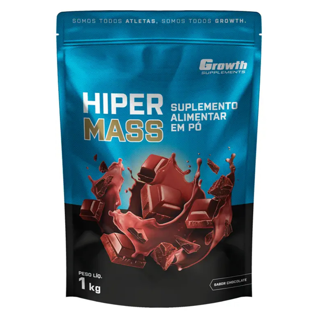 Hiper Mass 1kg Sabor Chocolate Growth Supplements | Shopee Brasil