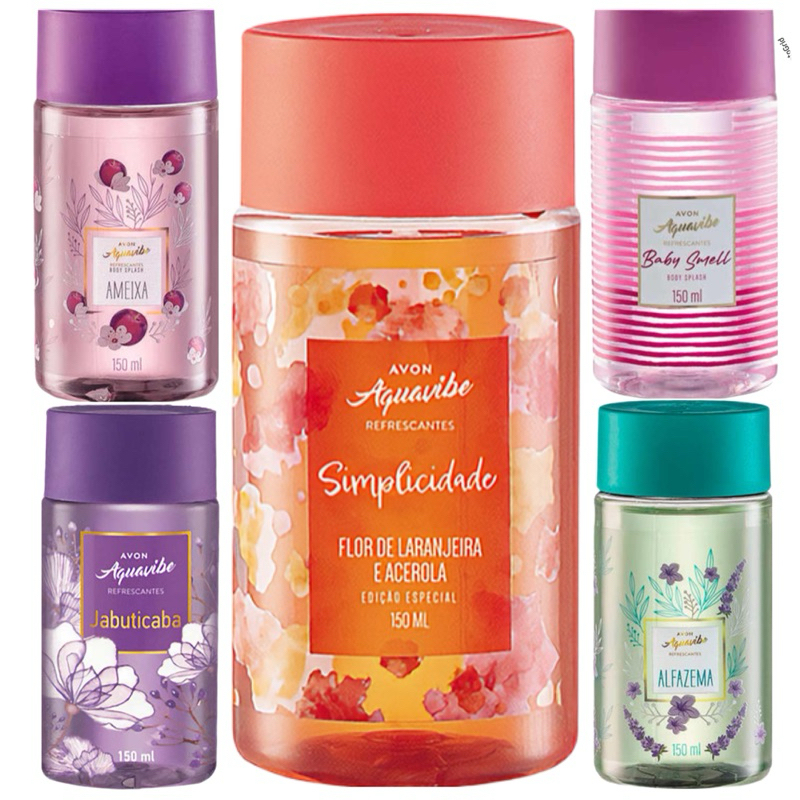 Body Splash Aquavibe Refrescante Avon 150ml | Shopee Brasil