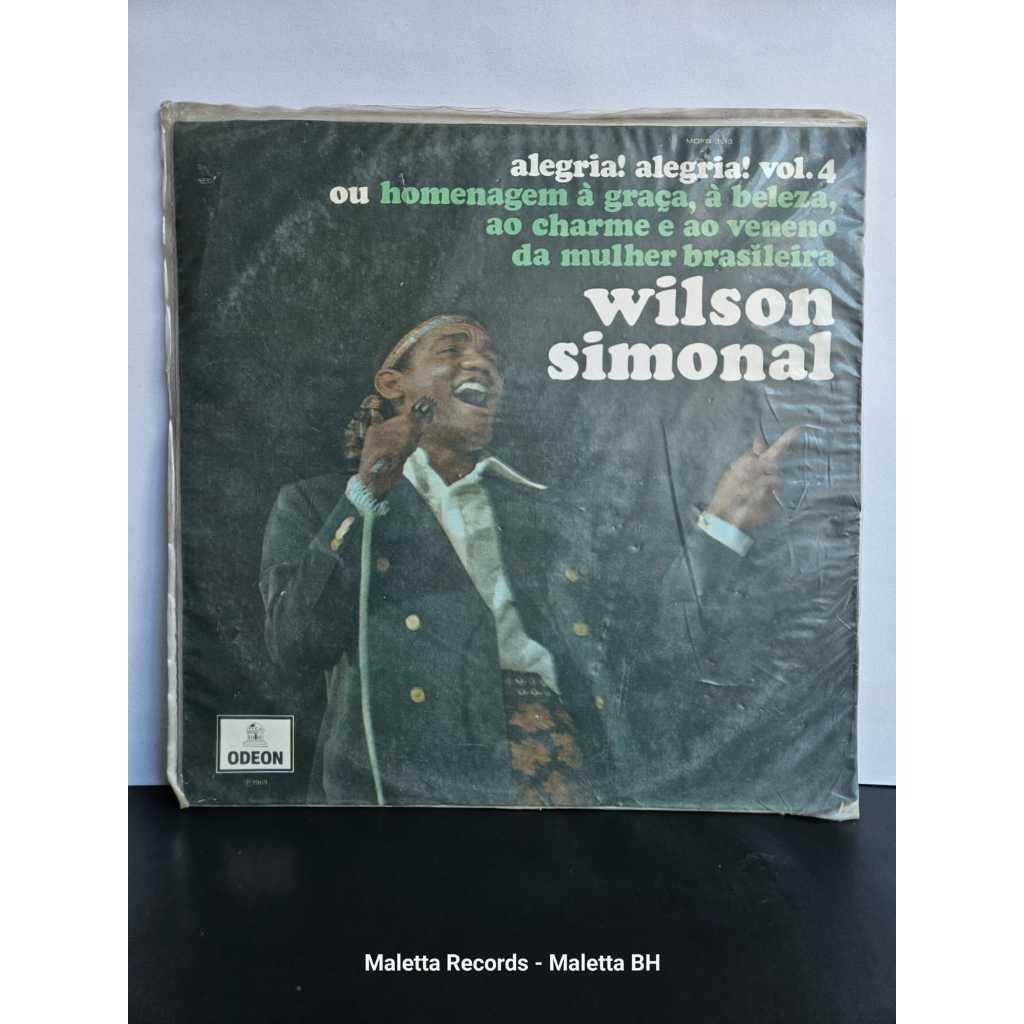 LP Wilson Simonal - Alegria alegria vol. 4 | Shopee Brasil