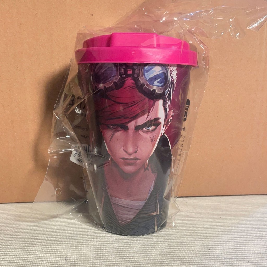 Copo Arcane Colecionador Burguer King Jinx Vi Ekko Ambessa Caitlyn League of Legends Jogo ...