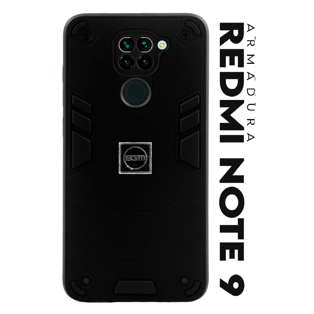 Capa Capinha Case Armadura Militar Xiaomi Redmi Note 9 tela 6.53 Premium Protetora Resistente ...