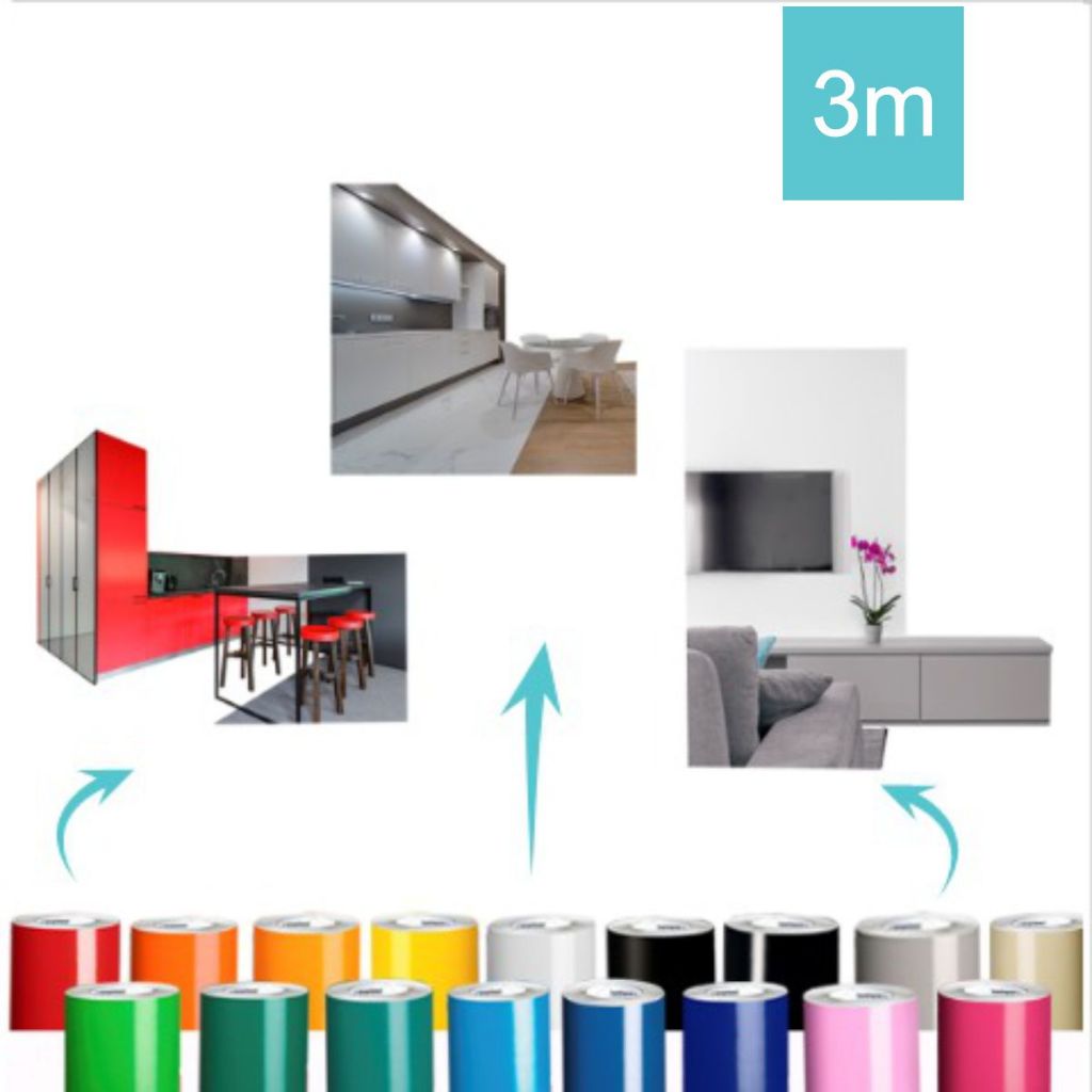 Adesivo Envelopamento Geral a Prova D'água Móveis 3M X 50CM | Shopee Brasil