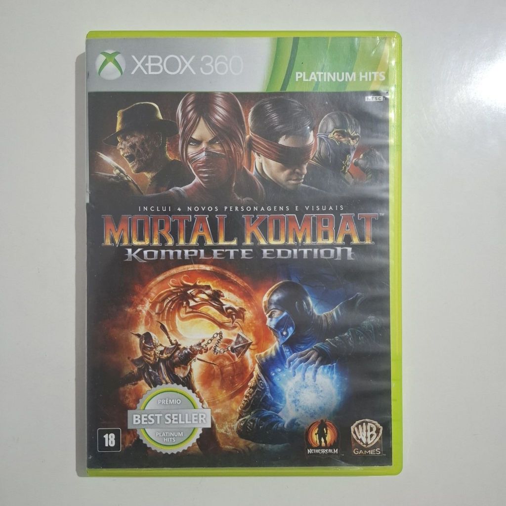 Mortal Kombat Komplete Edition Xbox 360 original mídia física | Shopee ...