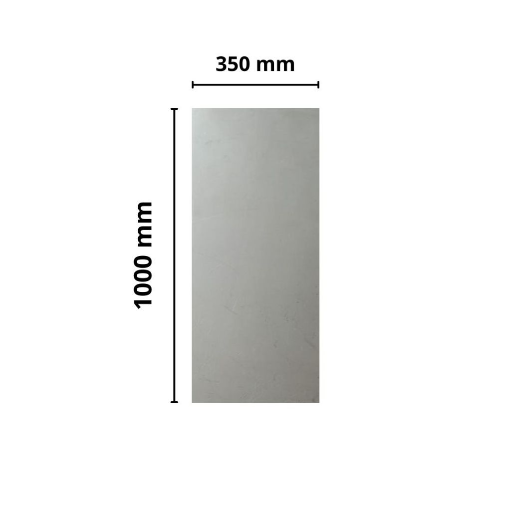 Chapa Inox 304, medidas 1000 mm x 350 mm x 1mm espessura | Shopee Brasil