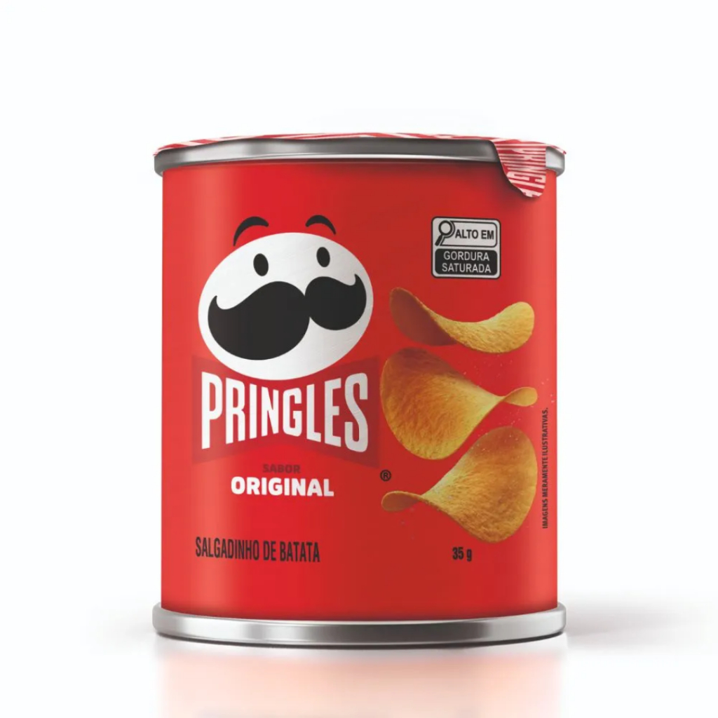 Kit com 48 Salgadinho de Batata Pringles Original 35g | Shopee Brasil