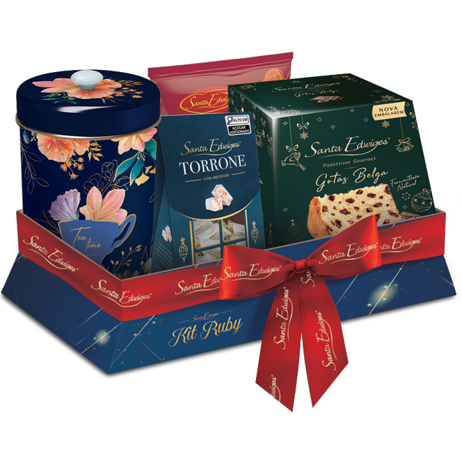 Kit Natal Christmas Merry Christmas Ruby Santa Edwiges 700g | Shopee Brasil