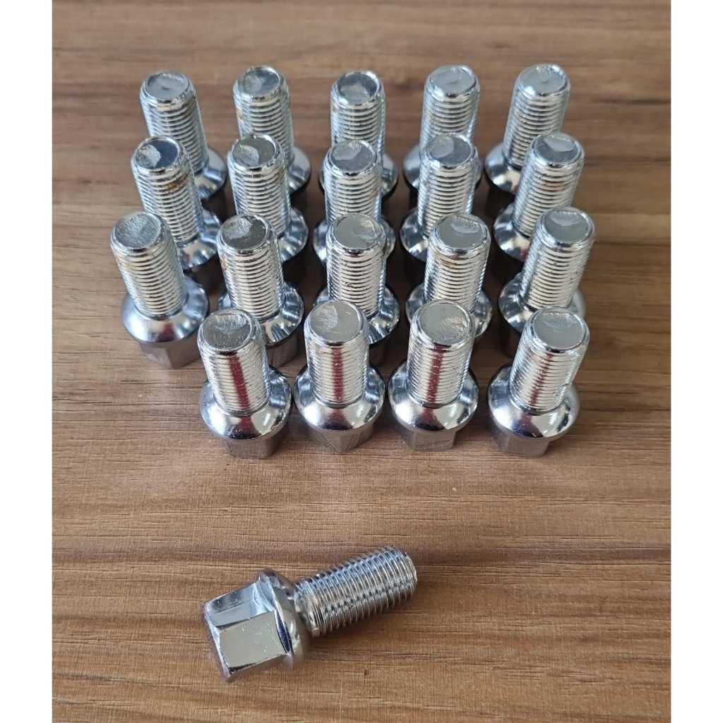 PARAFUSO DE RODA FOX POLO GOLF VW M14 X 1,5 CH17 20PÇS PARA RODA DE ...