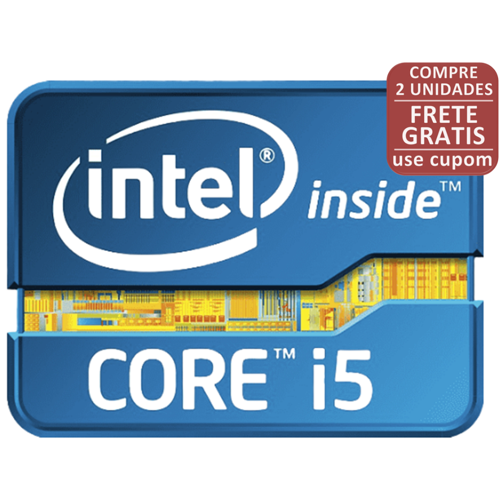 Selo Intel Adesivo Core i5 Core 2 Duo Original Genuíno Sticker - Faz a Boa!
