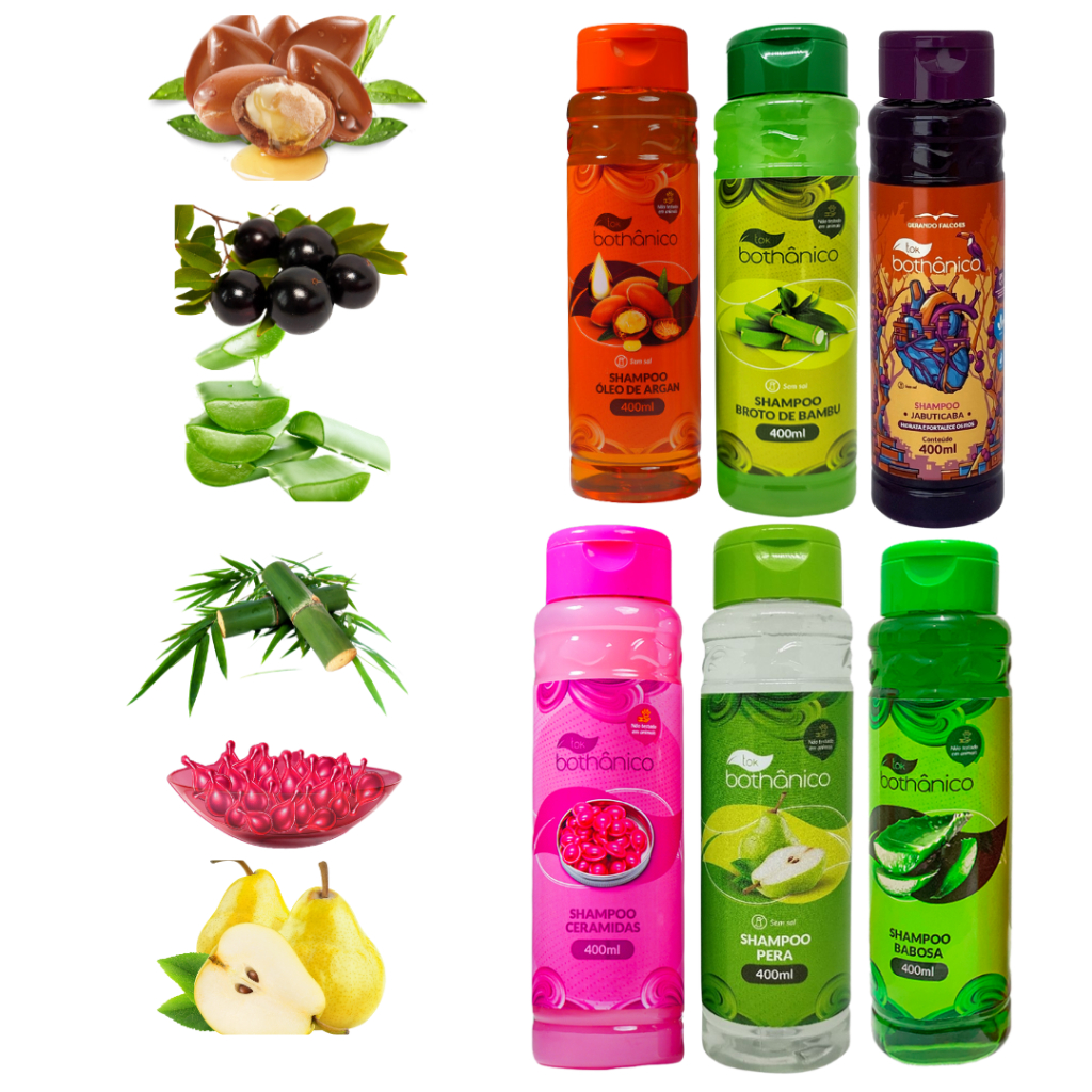 Shampoo Tok Bothânico 400ml - Varias Fragrâncias - Limpeza Eficaz ...