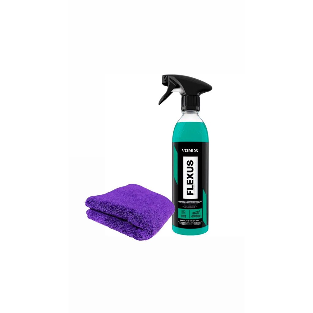 FLEXUS 500ML+ PANO DE MICROFIBRA 40X60 | Shopee Brasil