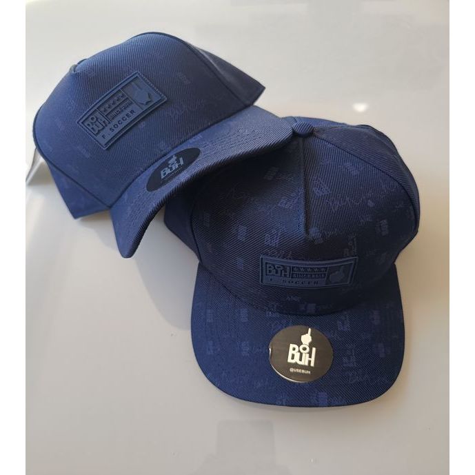 Boné, Chapéu, Aba Curva, Bordado, Logo Emborrachado... Azul Marinho ...