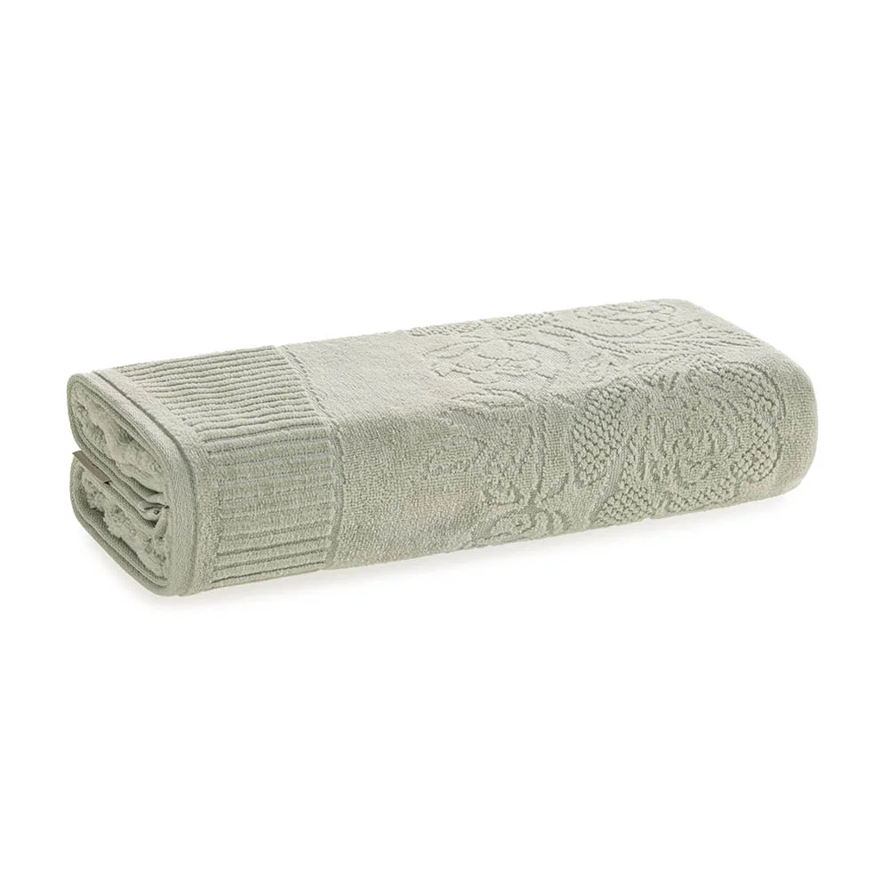 Toalha de Rosto Grace Karsten Toque Aveludado Macia Jacquard Felpuda ...
