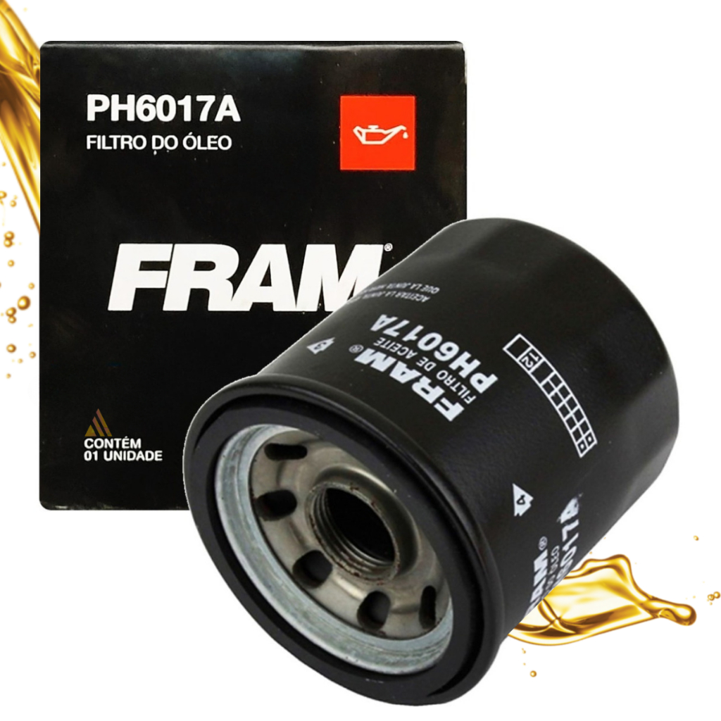 Filtro De Oleo Fram Ph6017a Kawasaki Vulcan 650 900 Versys | Shopee Brasil