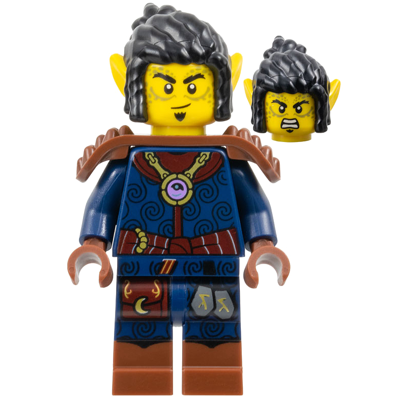 Lego minifigures Gith Warlock, Dungeons & Dragons | Shopee Brasil