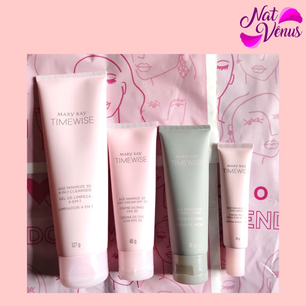 kit completo time wise 3D com protetor hidratante diuno-pele mista/oleosa | Shopee Brasil