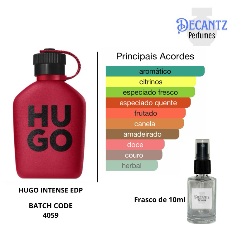 Hugo Intense EDP 10ml | Shopee Brasil