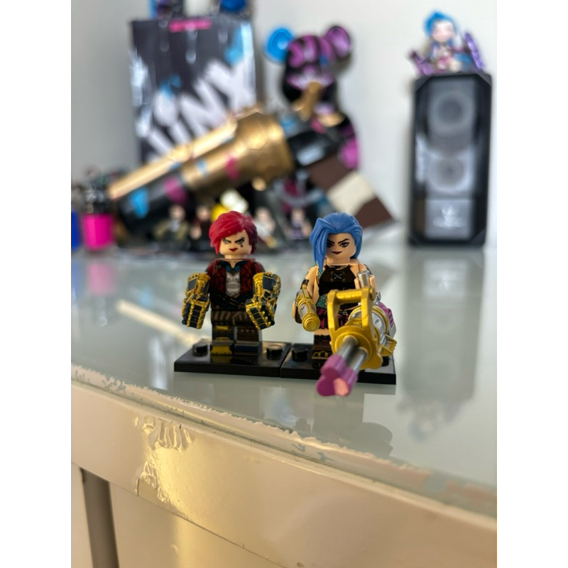Lego Arcane Jinx E Vi league of legends | Shopee Brasil