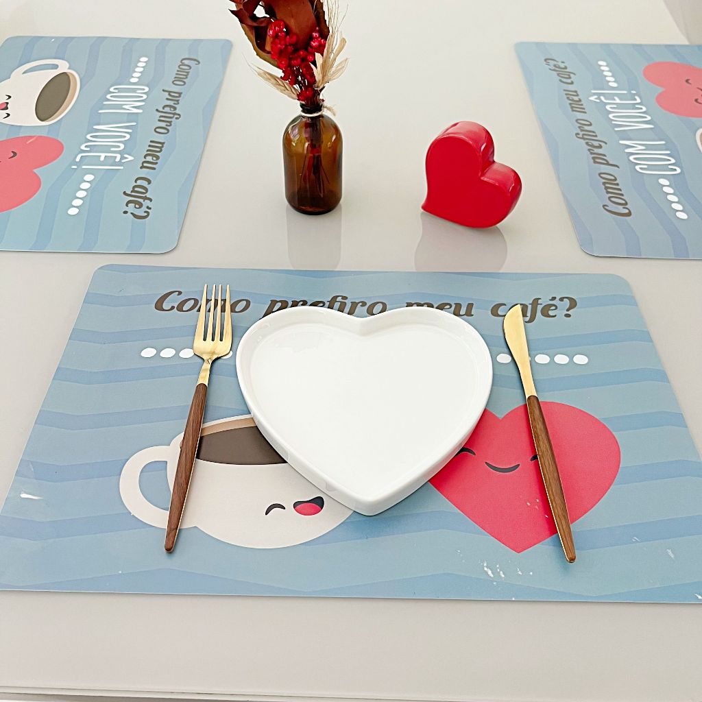 Lugar Jogo Americano Retangular Supla De Mesa Posta Jantar Sousplat ...