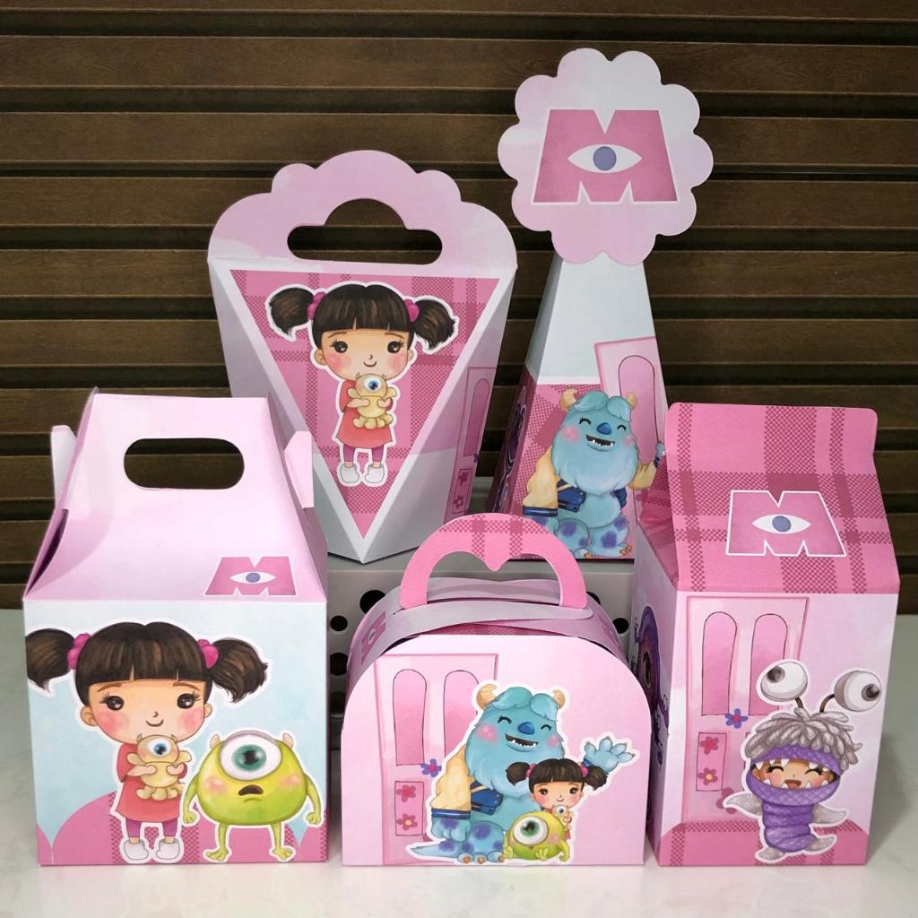 kit Caixinhas BOO MONSTROS SA - Caixinhas para decoração e lembrancinha ...