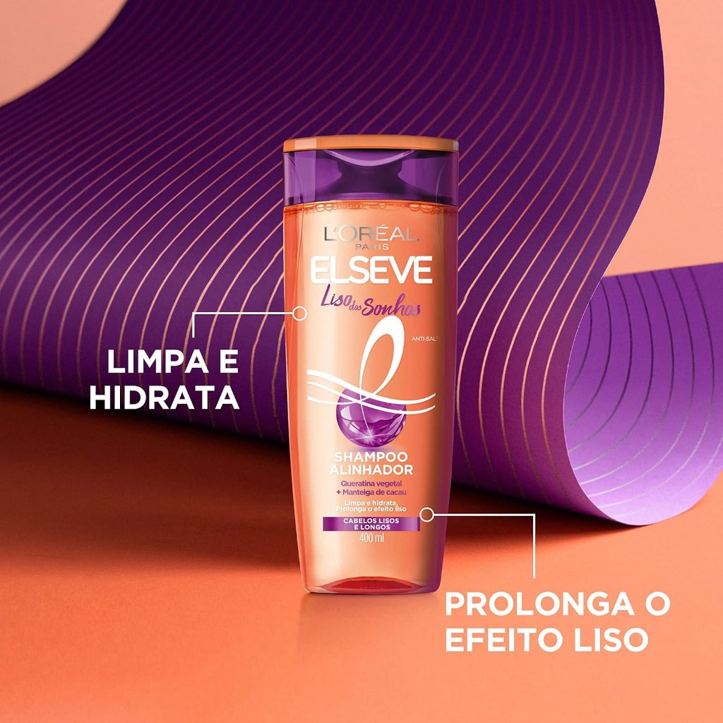 Shampoo Elseve L'Oréal Paris Liso dos Sonhos 400ml | Shopee Brasil