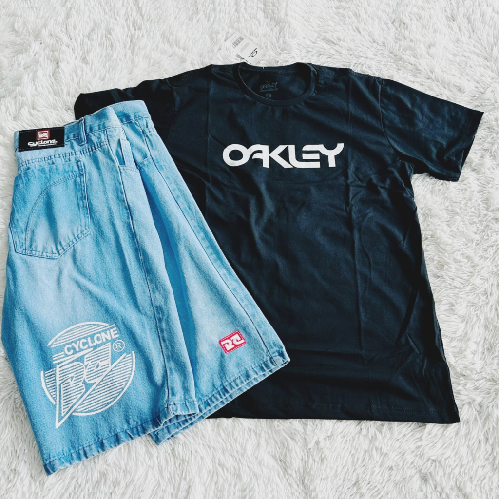 Kit Bermuda Jeans Mandrake Top + Camiseta Do Surf | Shopee Brasil