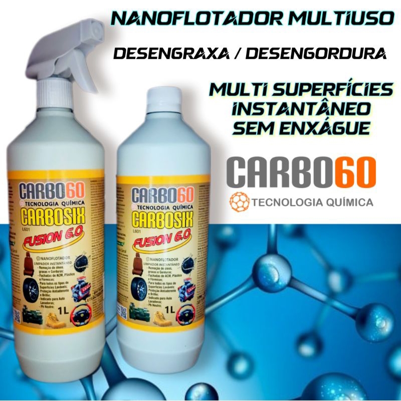 CARBOSIX Flotador Multiuso 1L Tecido Couro Borracha MDF Piso ...