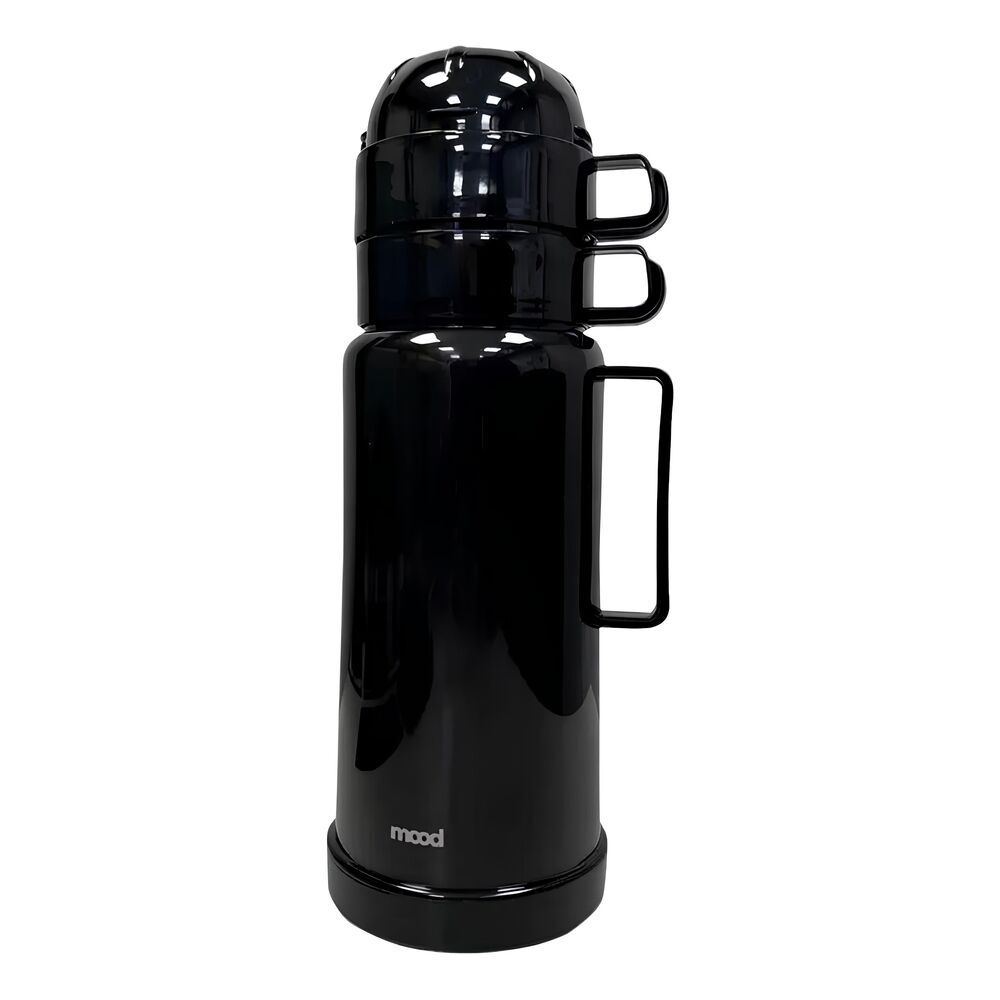 Conjunto de Garrafa Térmica com 2 Xícaras 1L - Mood - Escorrega o Preço