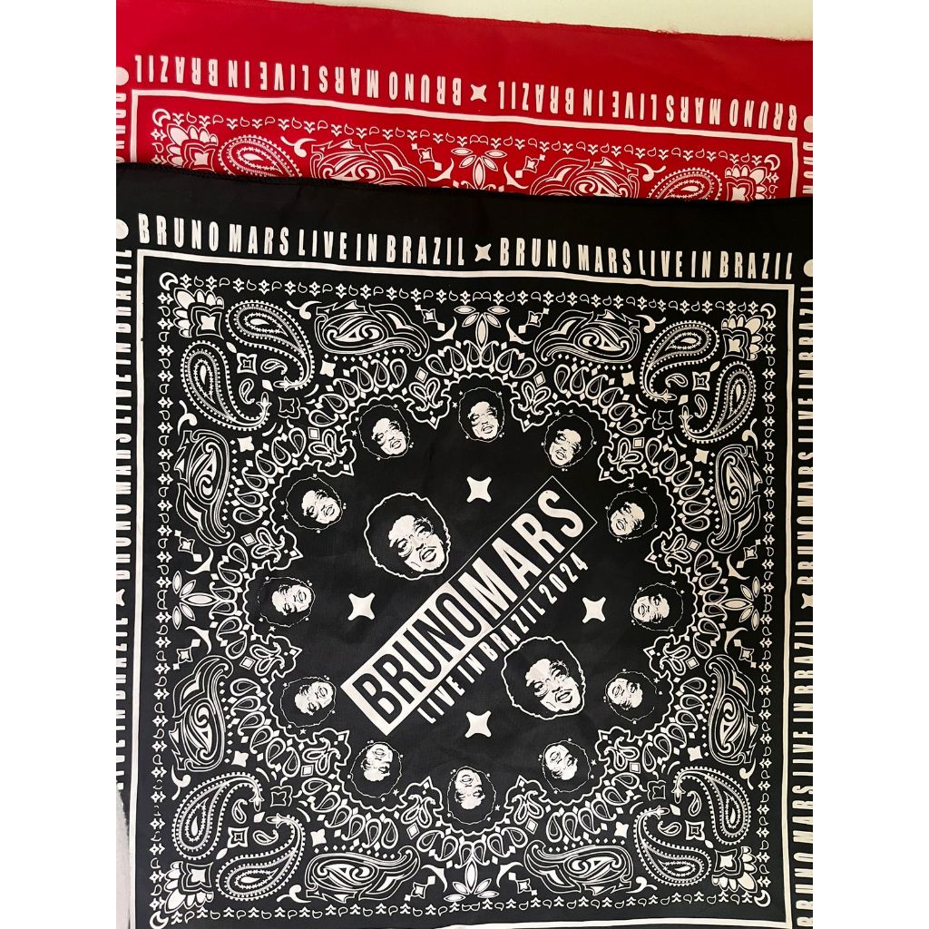 Bandana ou Lenço Bruno Mars | Shopee Brasil
