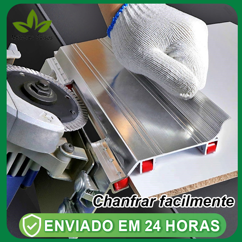 Guia Corte 45° Graus Meia Esquadria Chanfro Serra Mármore Circular Base ...