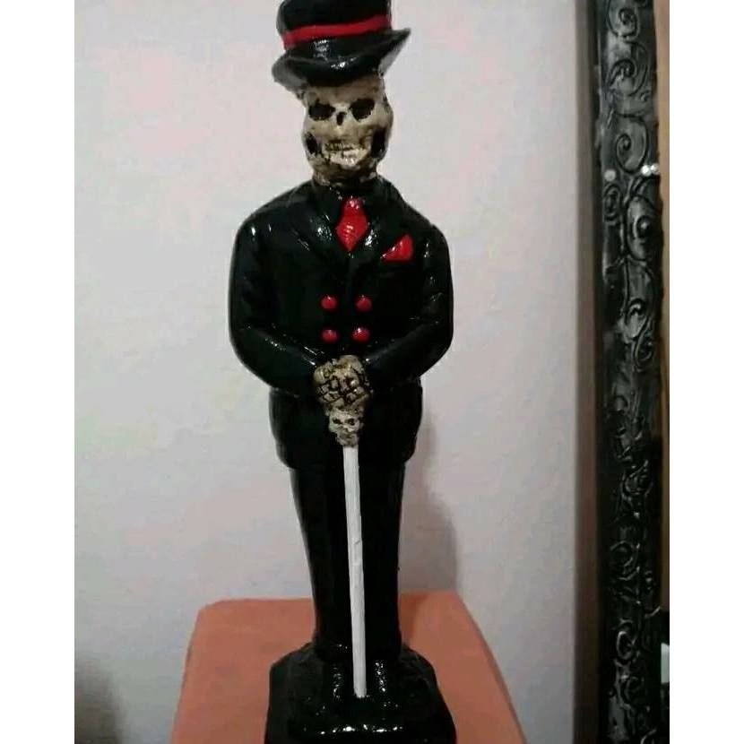 Estátua pesronalizada exu caveira Jõao caveira caveirinha lord gesso ...