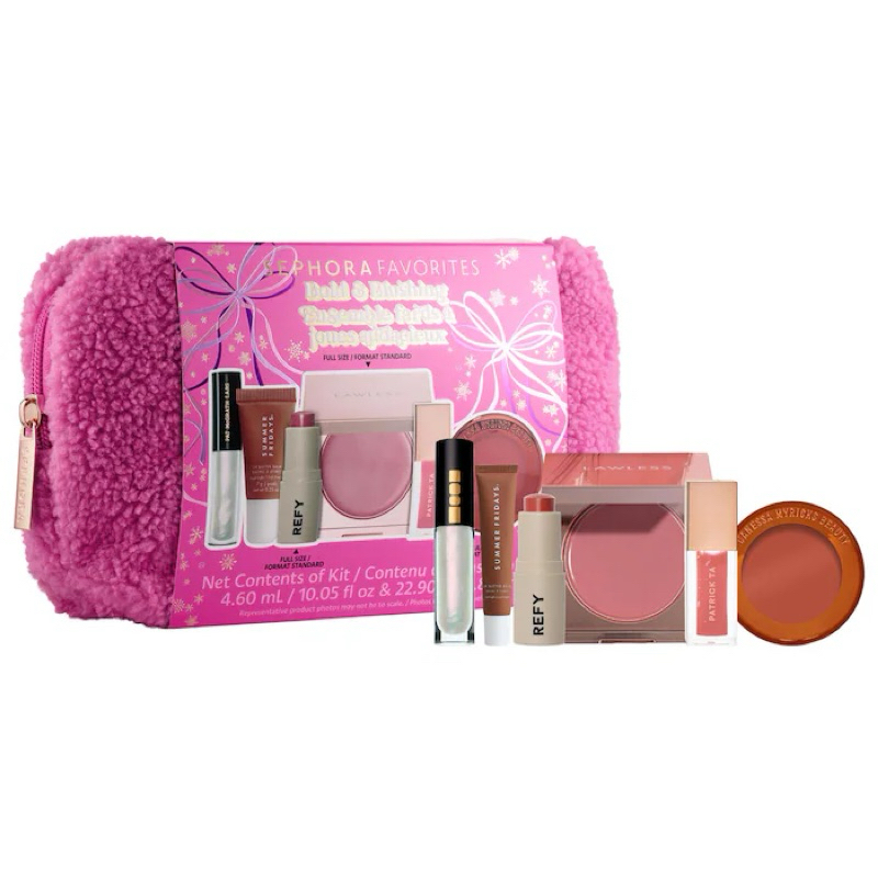 KIT SEPHORA FAVORITES BOLD AND BLUSHING BLUSH AND LIP SET EDIÇÃO ...