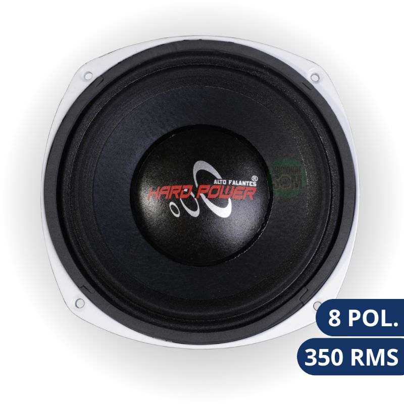 Medio Grave 8 polegadas Hard Power HP 350 de 350RMS 8 ohms | Shopee Brasil