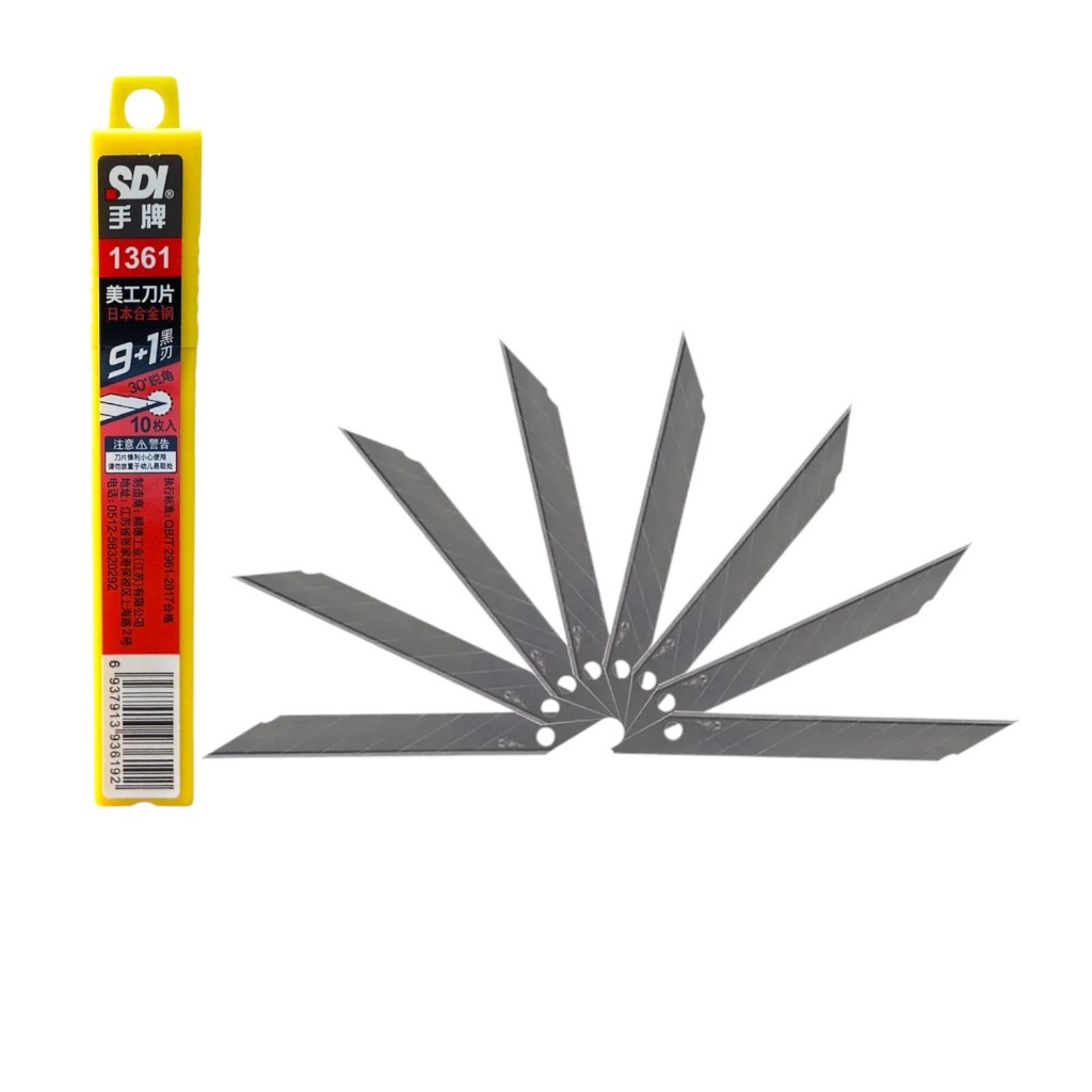 100 Lâminas para Estilete de 9mm e 30° SDI Profissional Envelopamento | Shopee Brasil