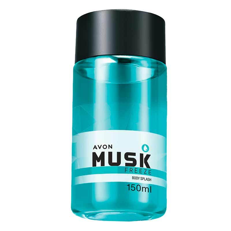 Colônia Avon Musk Freeze Body Splash Masculino 150ml | Shopee Brasil