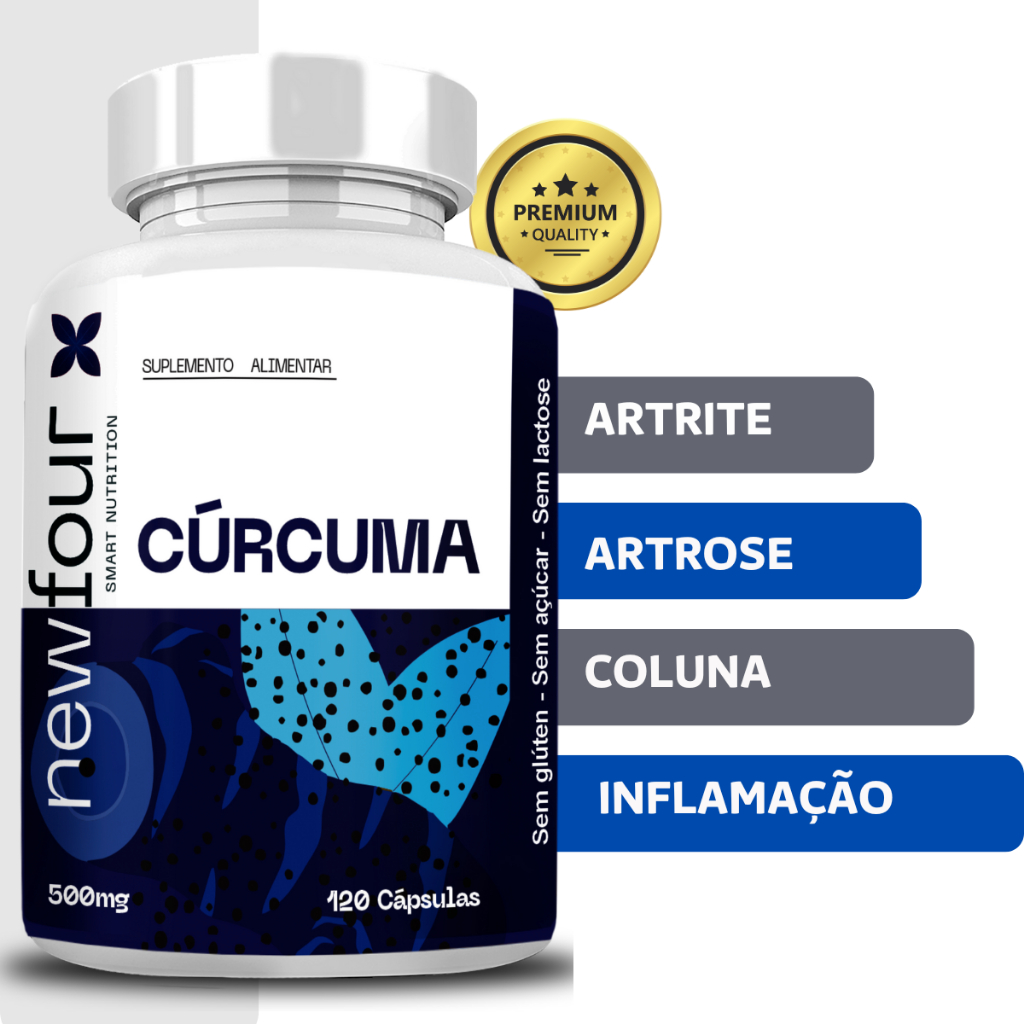 Curcuma Longa Pura 100% Curcumina 500Mg 120 Caps | Shopee Brasil