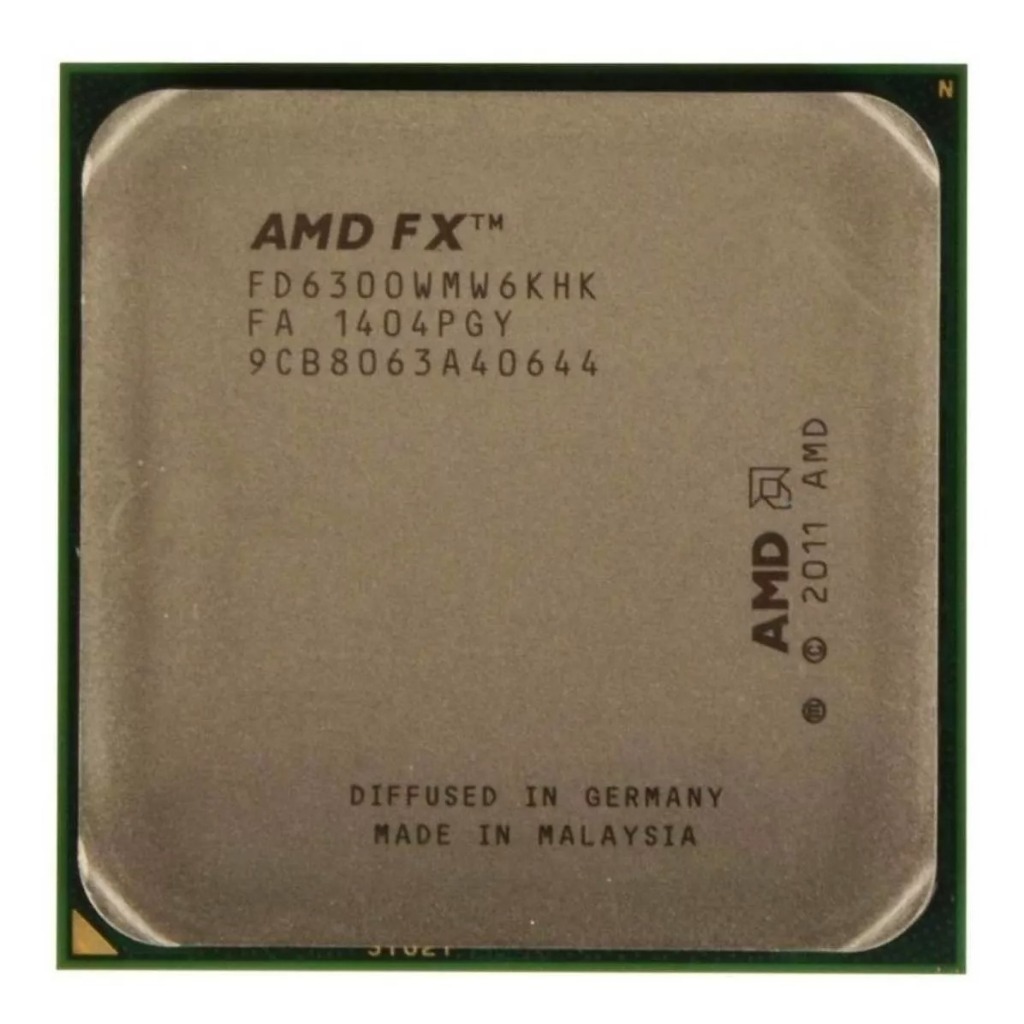 Processador gamer AMD FX 6-Core Black 6300 FD6300WMW6KHK de 6 núcleos e 3.8GHz de frequência ...